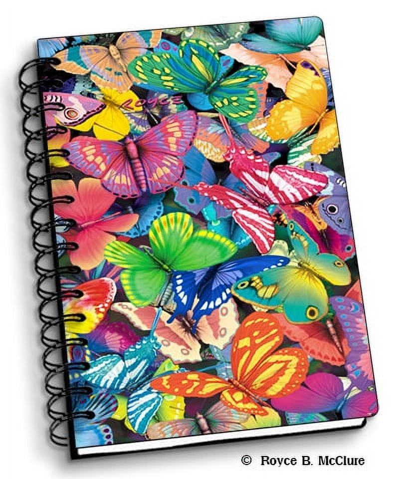 3D Royce Small 4"x6" Notebook by Artgame (Butterflies) - Walmart.com