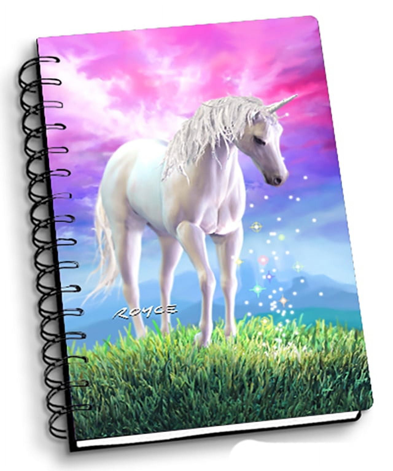 3D Royce Small 4"x6" Notebook by Artgame (Unicorn) - Walmart.com
