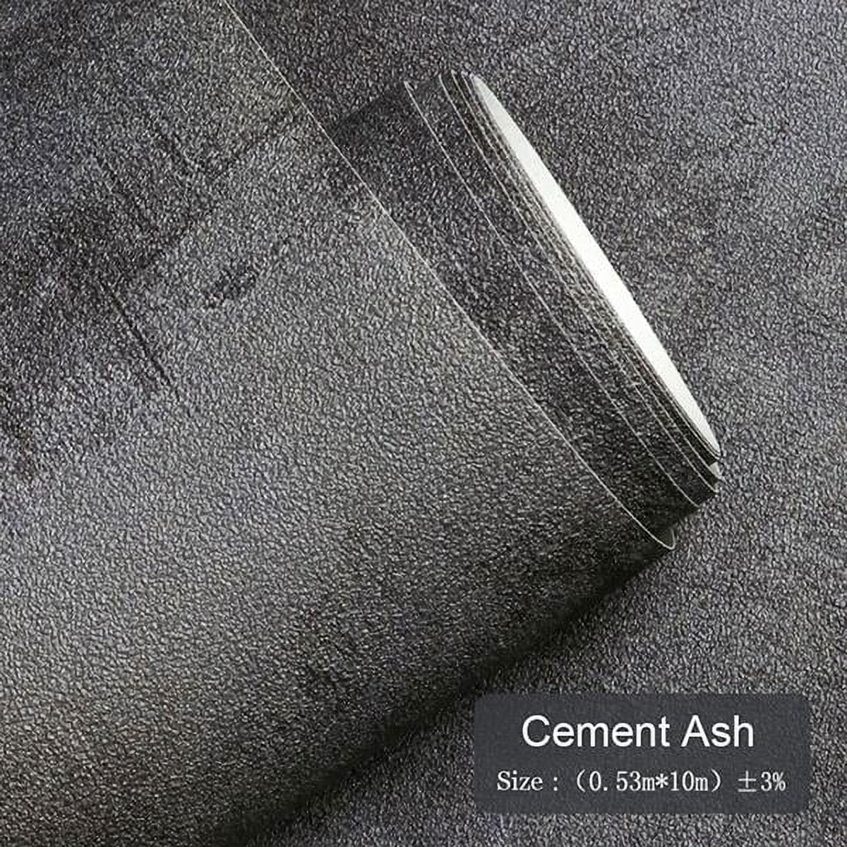 3D Rustic Plain Cement PVC Wall Paper Rolls - Walmart.com