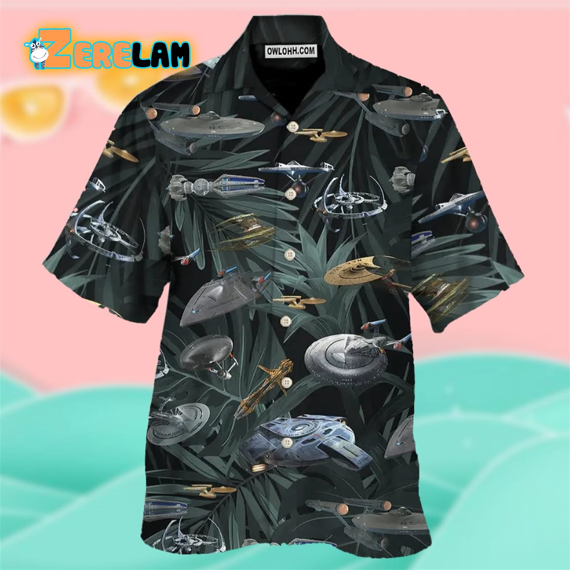 3D ST Space Ships Custom Hawaiian Shirt - Walmart.com