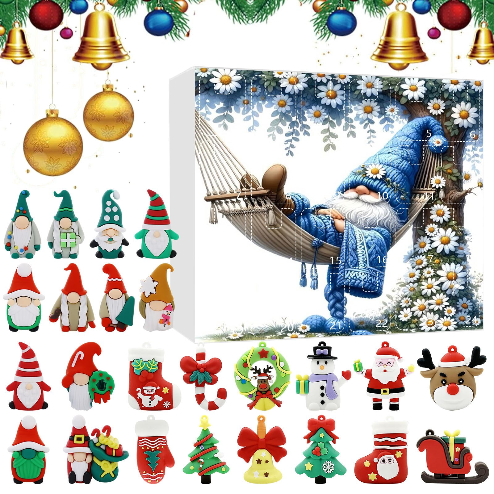 3D Santa Claus 2025 3D Christmas Advent Countdown_Calendars-24 Days Of ...