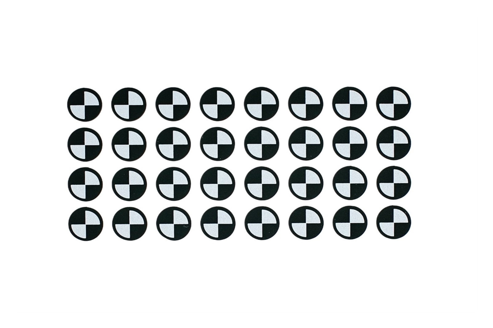 3D Scanner Marker Positioning Magnetic Diagonal Fan-shaped Reflective ...