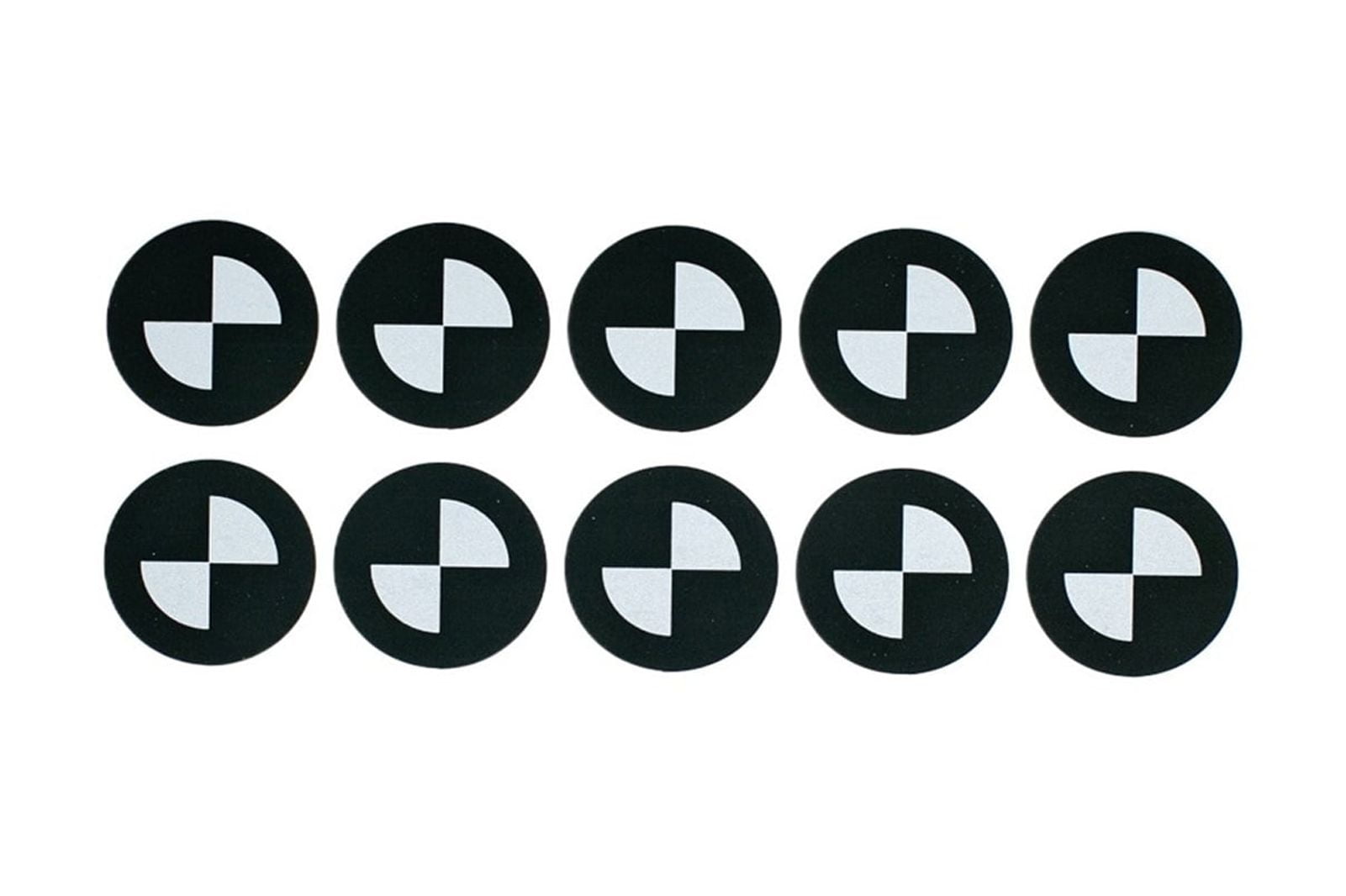 3D Scanner Marker Positioning Magnetic Diagonal Fan-shaped Reflective ...