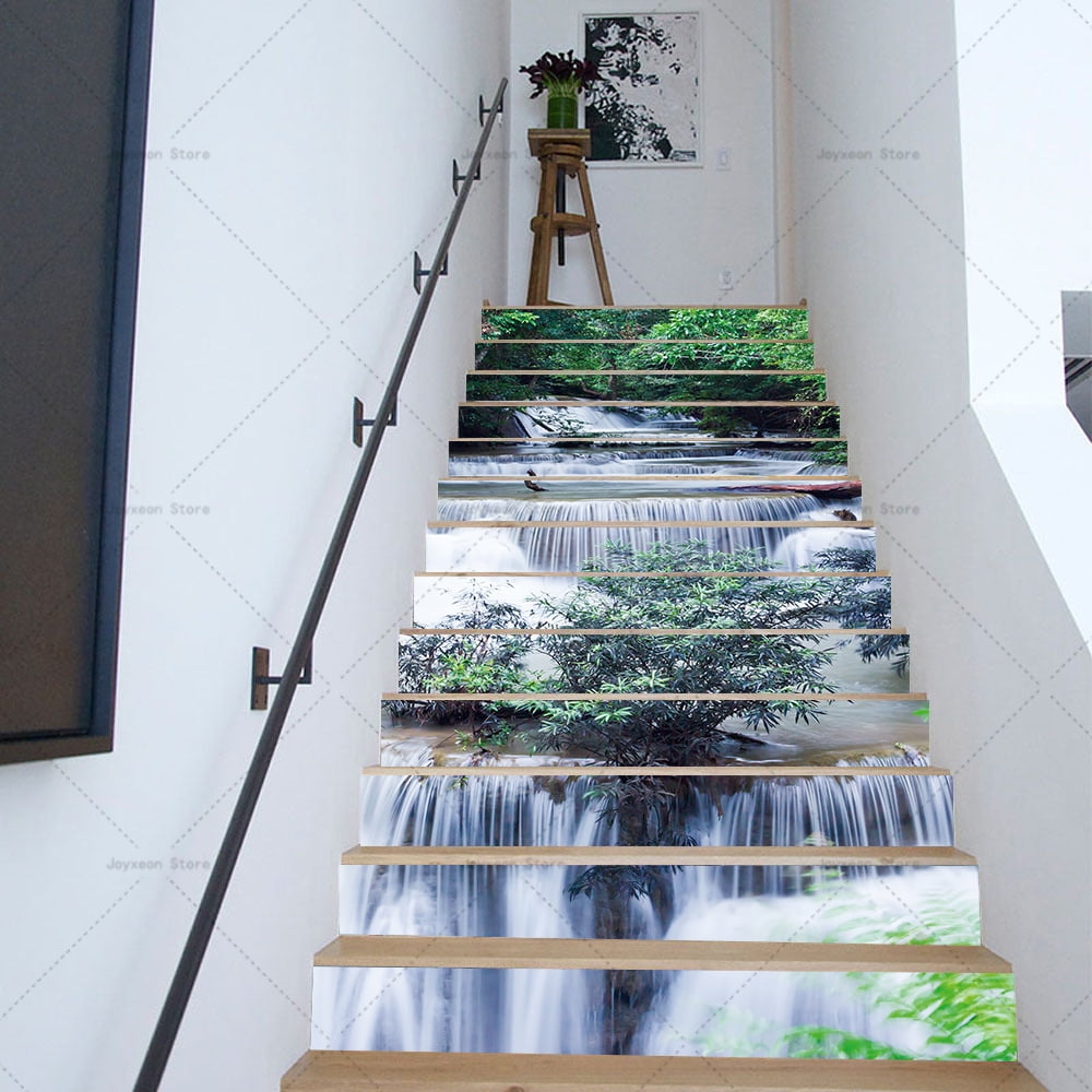 3D Scenic Staircase Sticker Vinyl PVC Non-slip Waterproof Staircase ...