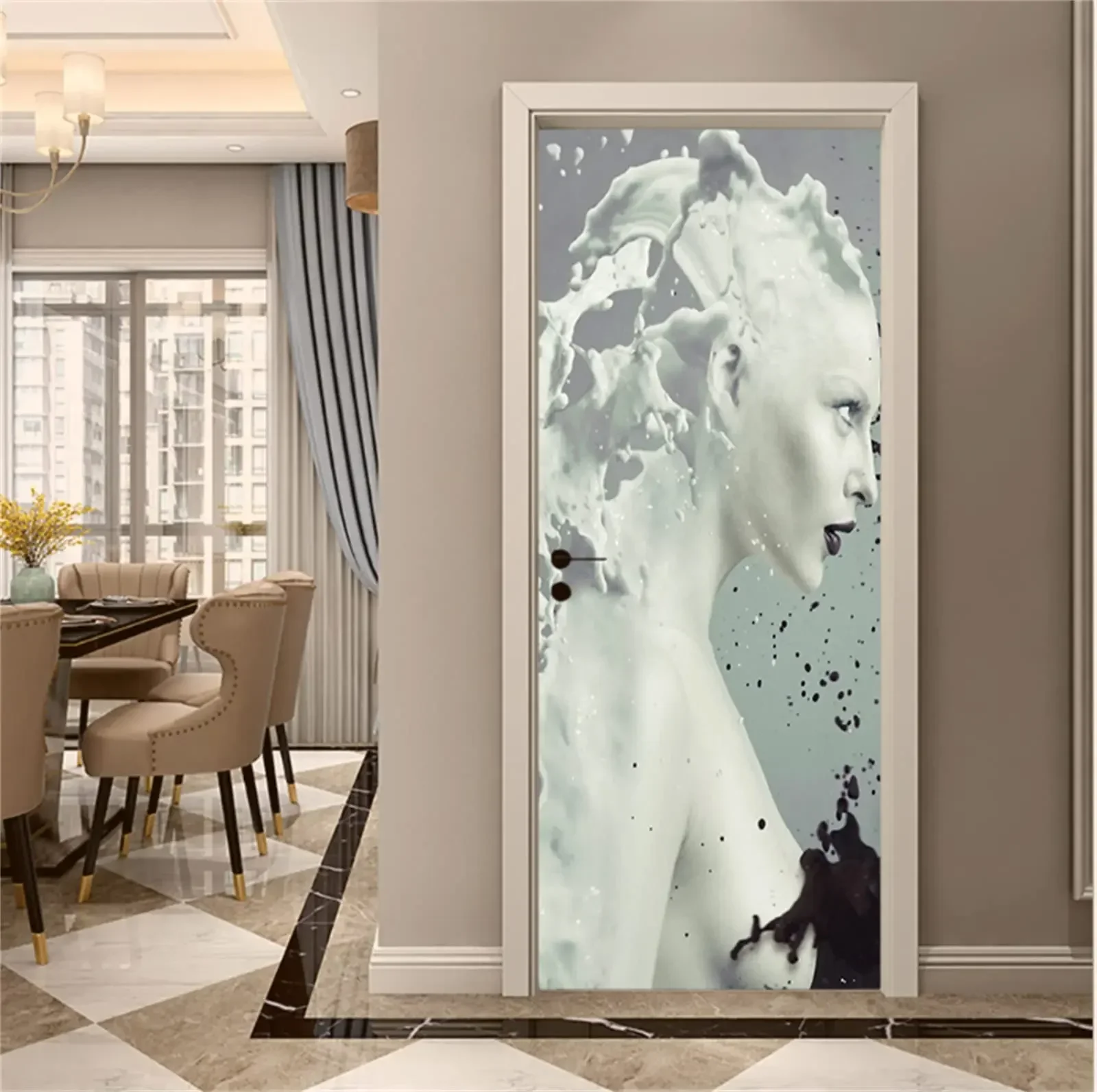 3D Sci-fi Door with Keypad Stickers - Walmart.com