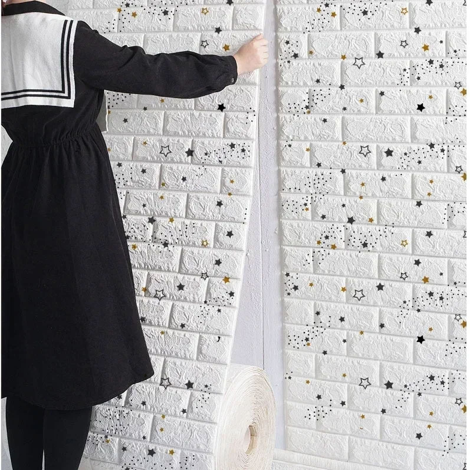 3D Self-Adhesive Brick Wall Stickers – 3M Peel and Stick Wallpaper for ...