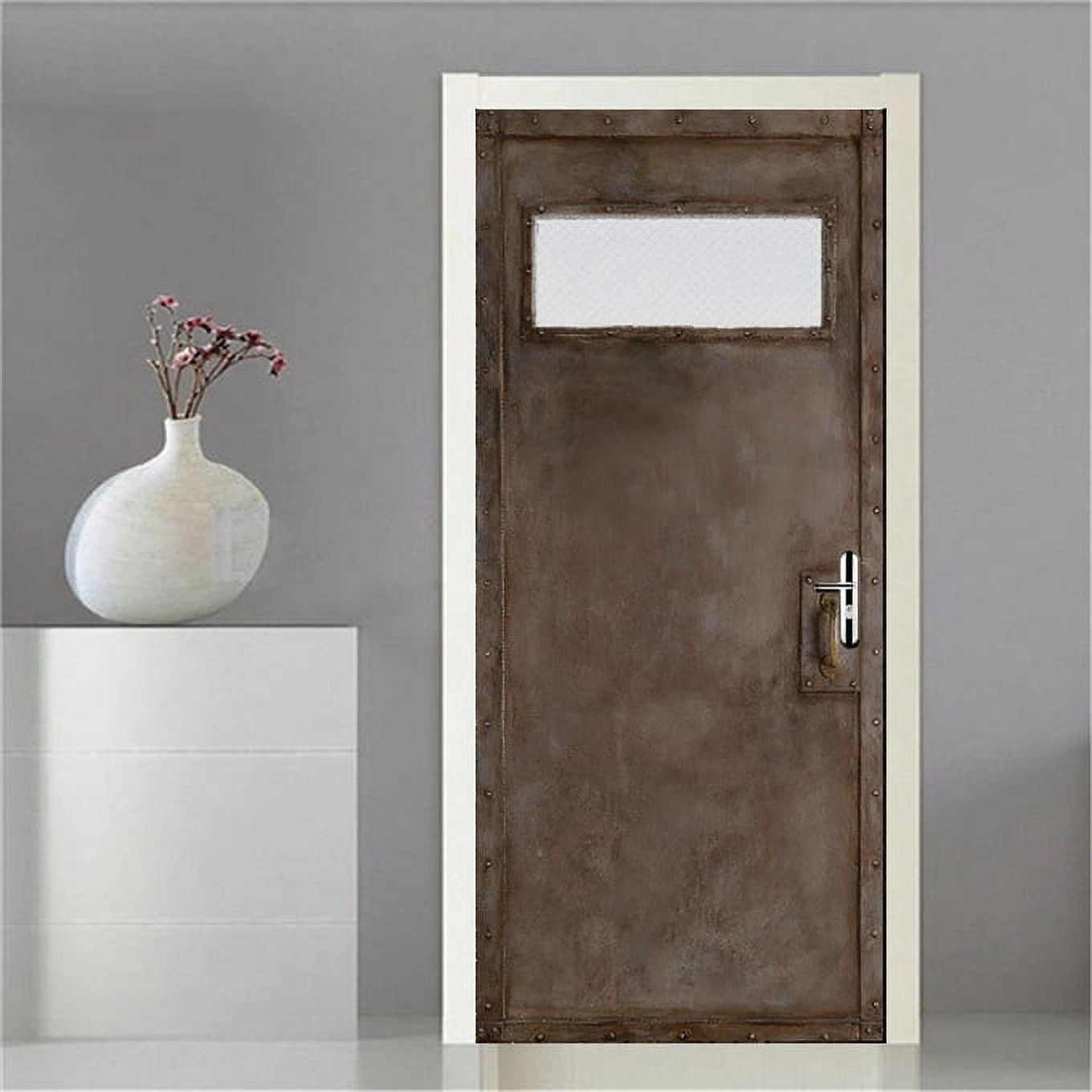 3D Self-Adhesive StarFlower Door Sticker Corridor Bedroom Decoration ...