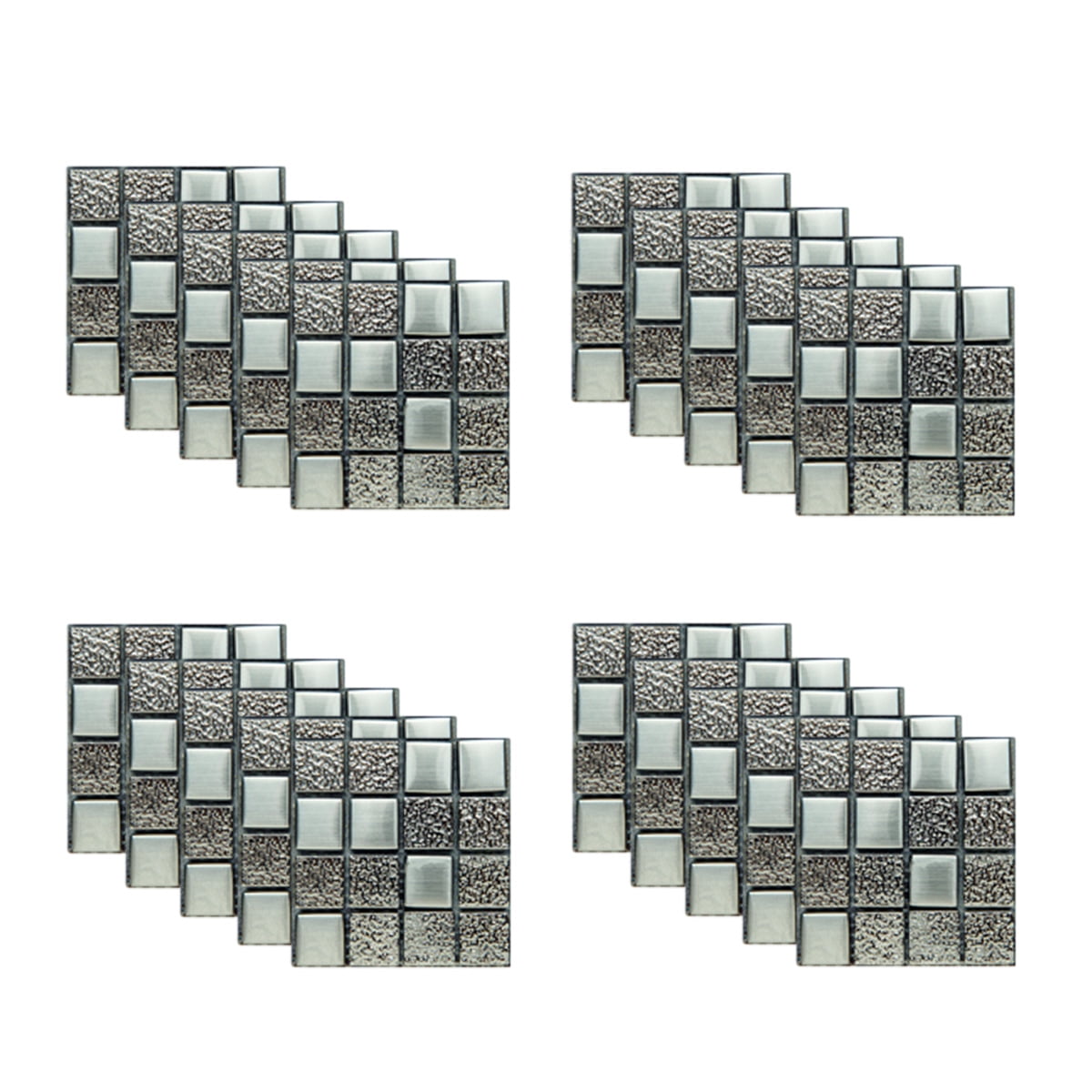 3D Self Adhesive Tiles for Bathroom Kitchen Wall Tile Edges - 20 Sheet ...