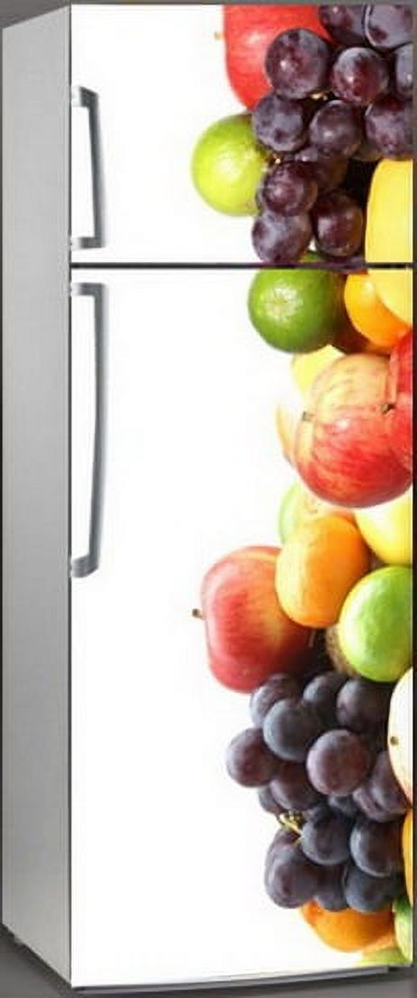 3D Self Adhesive Vinyl Creative Refrigerator Wrap Freezer Kid's Art ...