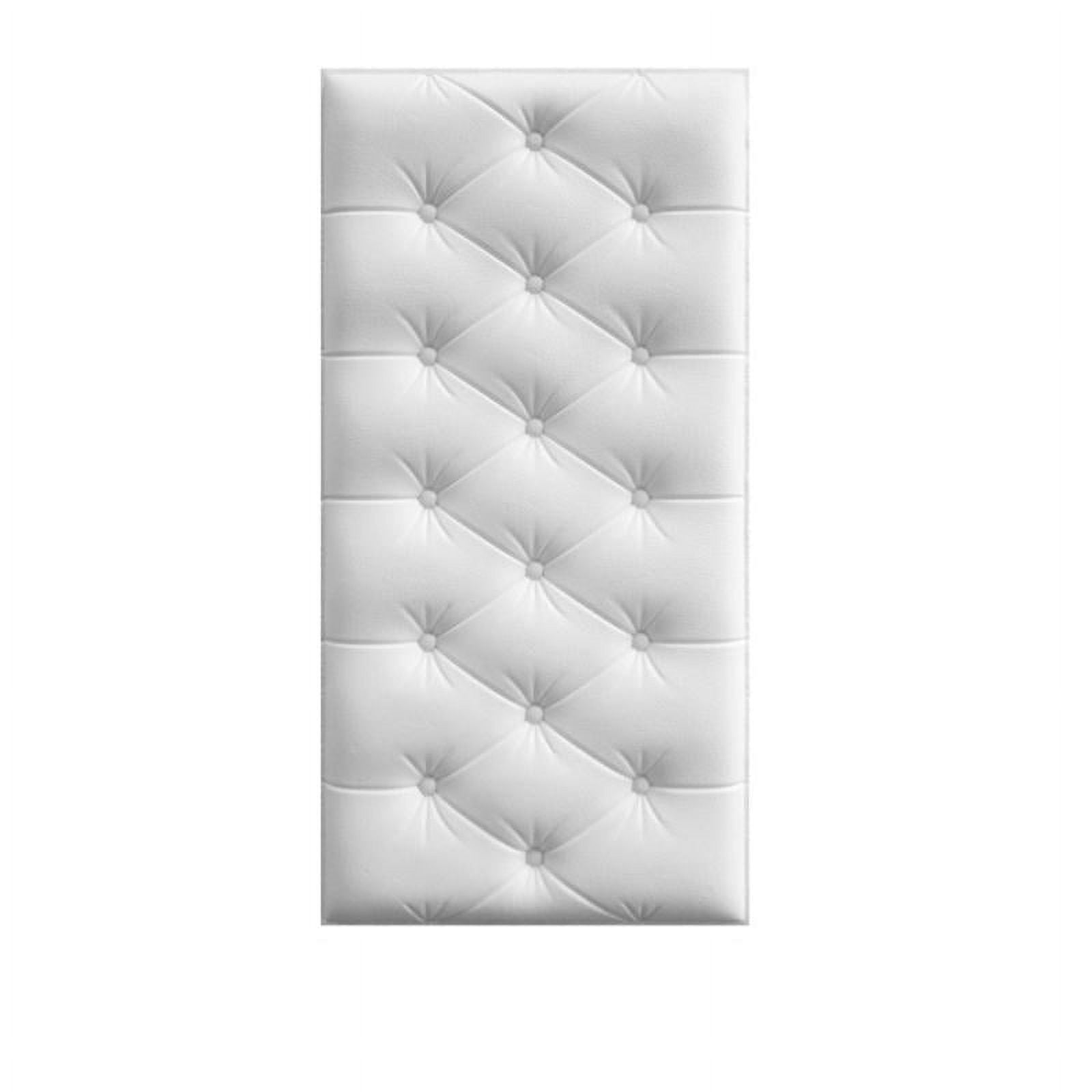 3D Self-adhesive Leather Cladded Decor Wall Panel, Shockproof Peel and ...