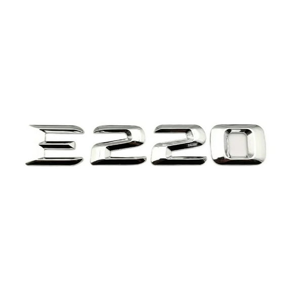 3D Self-adhesive Letters For Car Stickers Compatible With E200 E220 ...