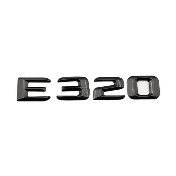 3D Self-adhesive Letters For Car Stickers E200 E220 E260 E320 E350 ...
