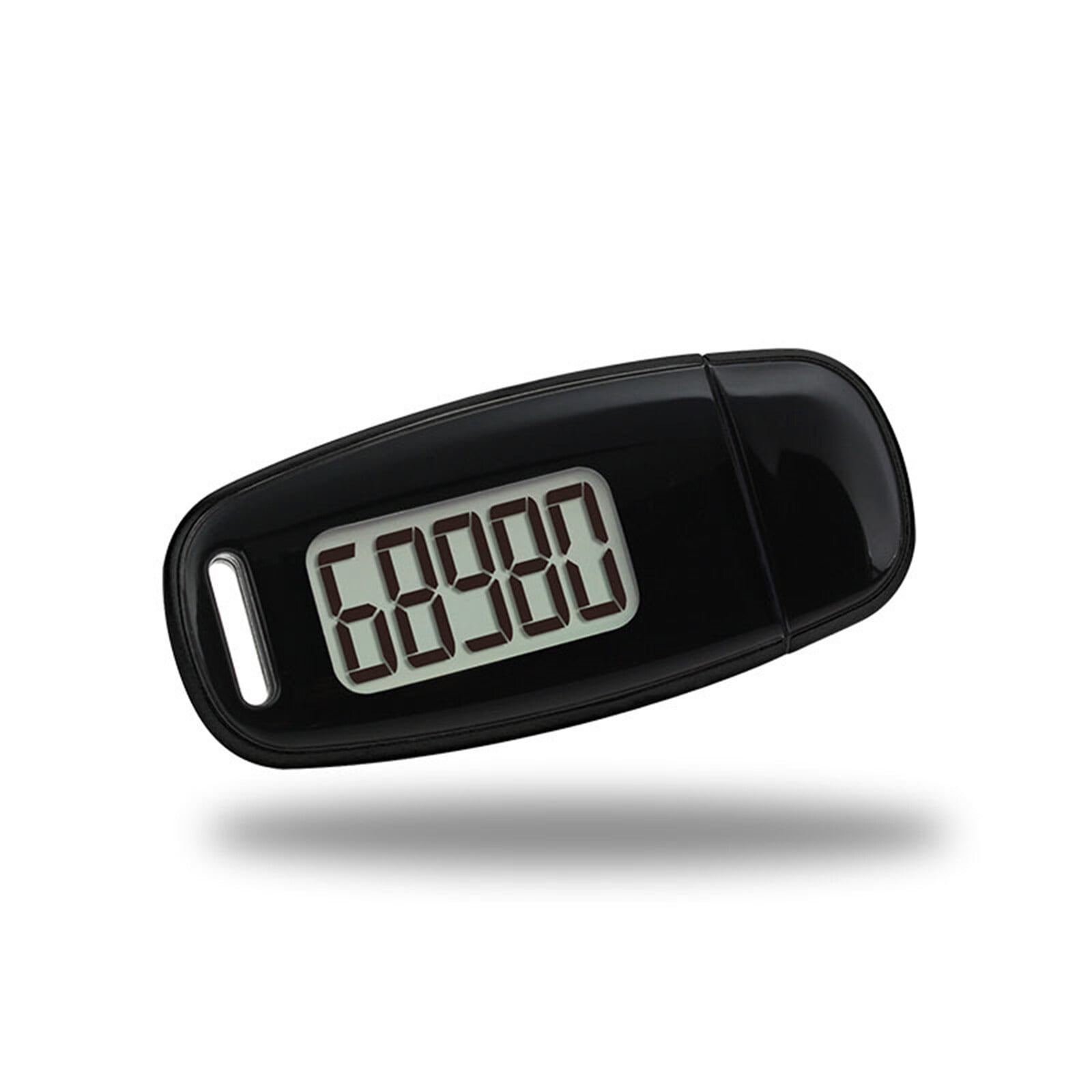 3D Sensor Pedometer Step Counting Device with Blue Backlight Clip-on ...