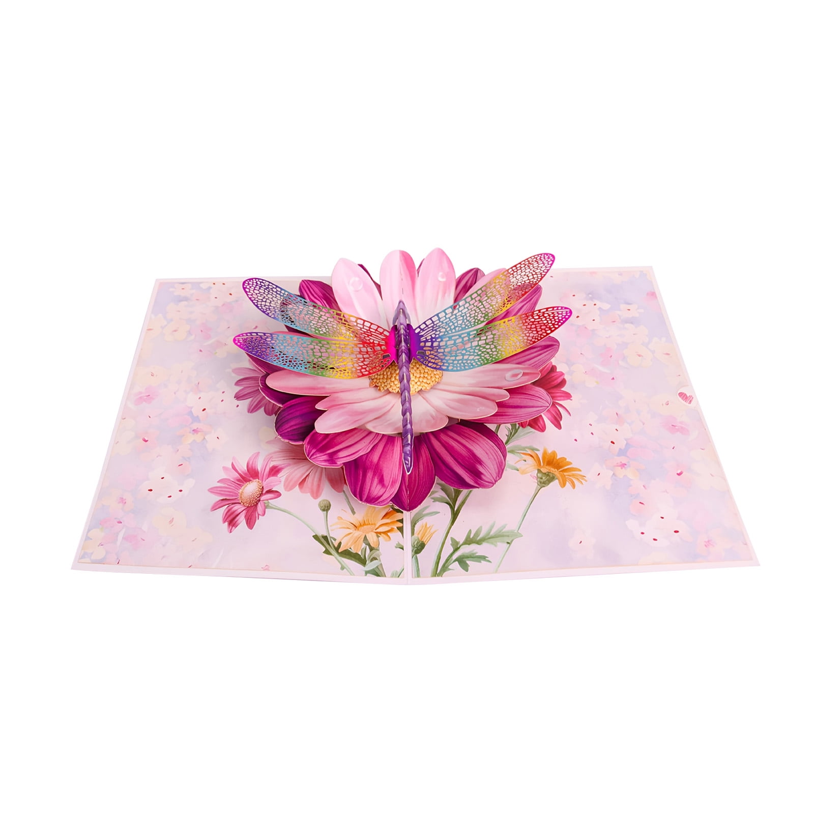 3D Series Bouquet Folding Greeting Card Paper Sculpture Pop-Up Design ...