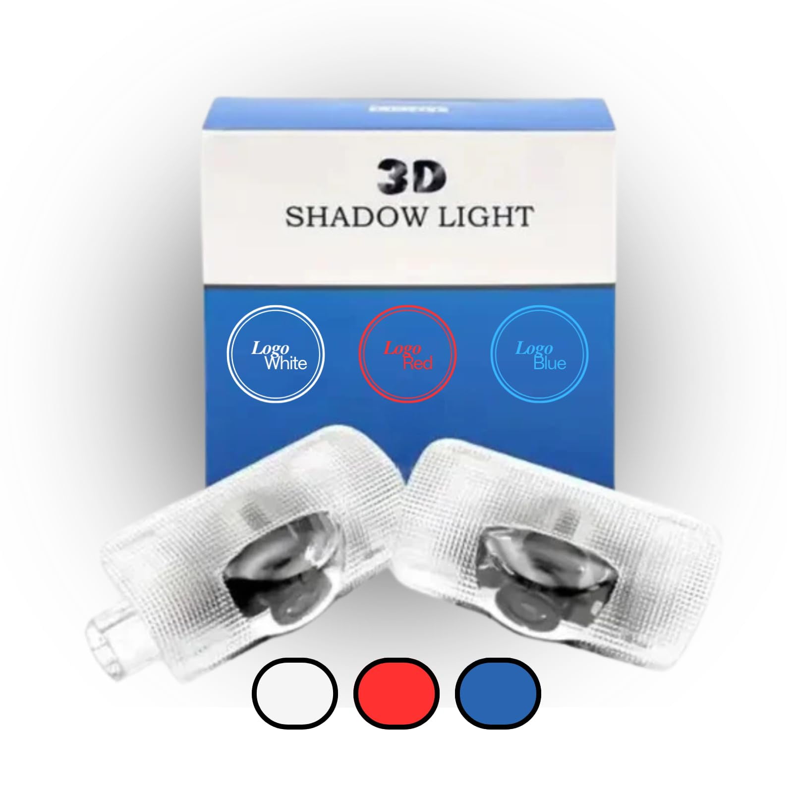 3D Shadow Light LED IFF17 Car Door Light Projector (White) Welcome ...