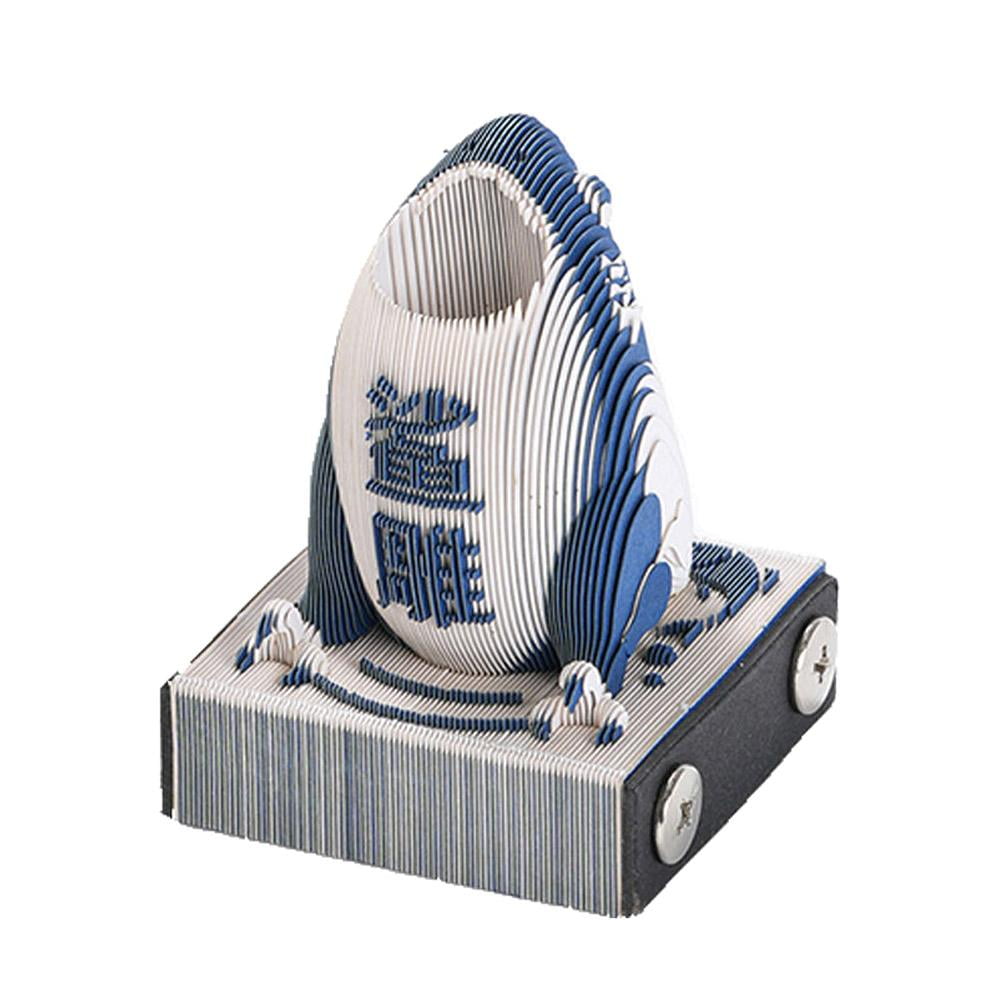 3D Shark Calendar 2026, Mini Shark Shape Paper Carving Notepad, DIY ...