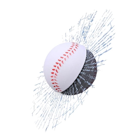 3D Shattered Glass Effect Car Decal For Funny Balls Pranks And Vehicle ...