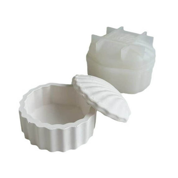 3D Shell Container Silicone Mold Epoxy Resin Mold Storage Box Tool ...
