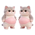 3D Shiba Inu Dog Belly Sticker Door Stopper, Soft Rubber Wall Protector ...