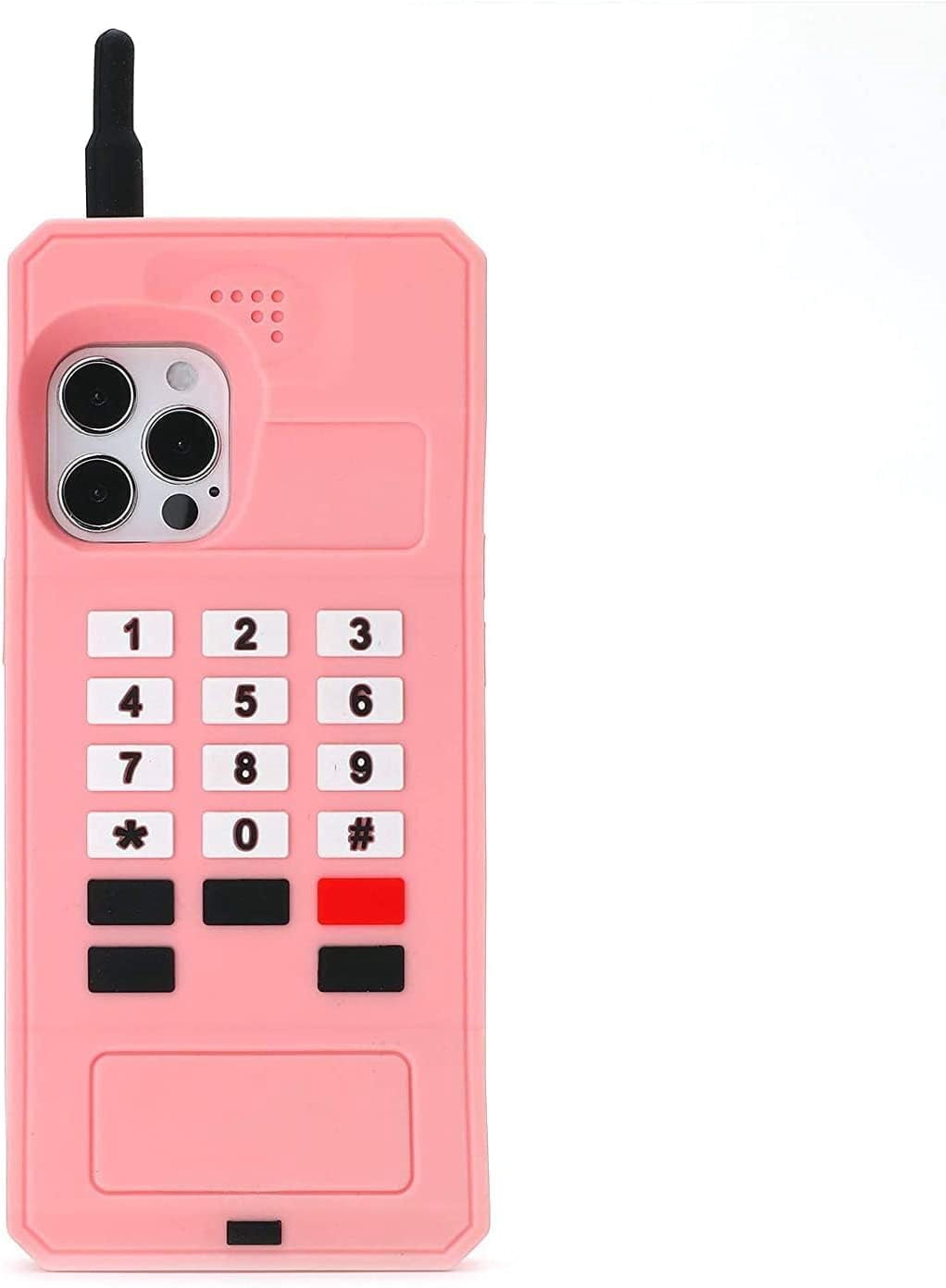 3D Silicone Case for iPhone XR, Cool Fun Creative Classic Phone Shape ...