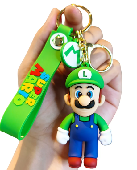 3D Silicone Luigi Keychain - Walmart.com