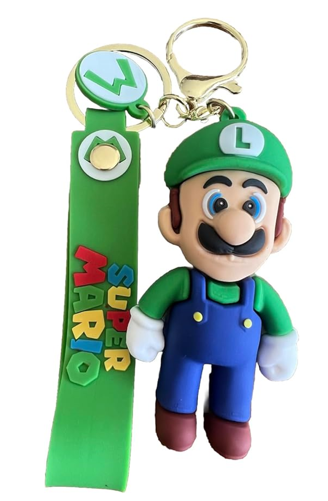 3D Silicone Luigi Keychain - Walmart.com