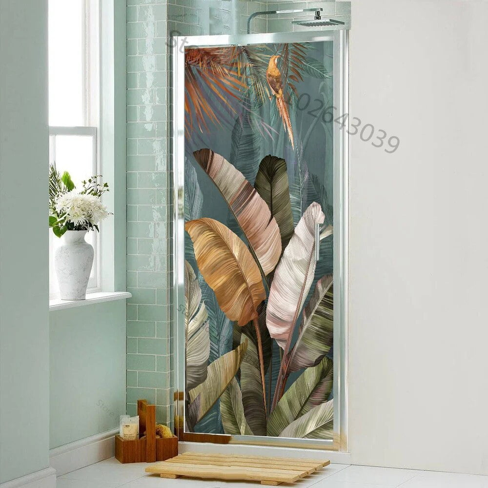 3D Simulation Door Sticker Geometric Wardrobe Renovation Refrigerator ...