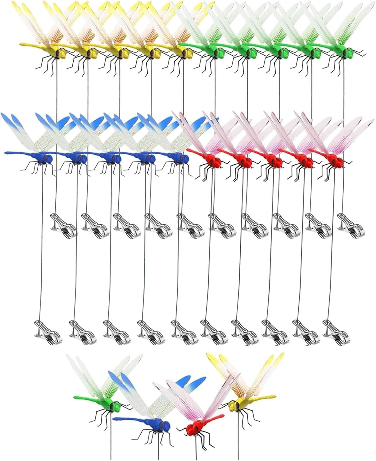 3D Simulation Fake Dragonfly Hat Clip to Keep Insects Away, 2026 New ...