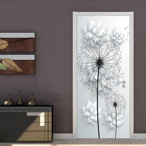3D Simulation Gate Door Sticker For Living Room Bedroom Decoration ...