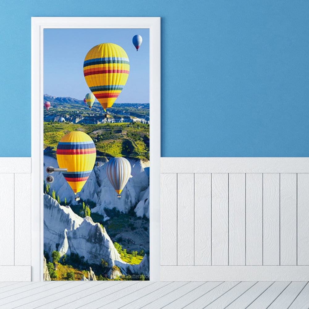 3D Simulation Gate Door Sticker For Living Room Bedroom Decoration ...