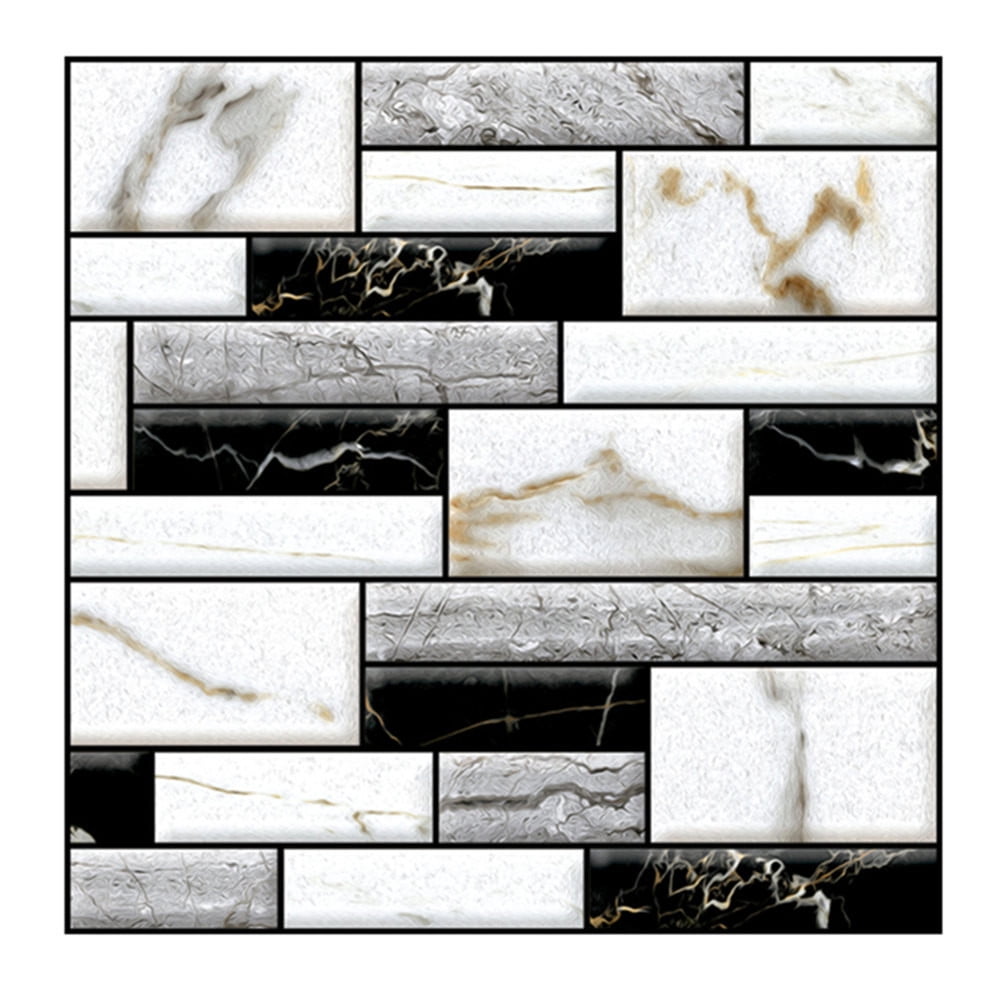 3D Simulation Tile Wall Sticker 30*30Cm 509,3D Wallpaper Wall Sticker ...