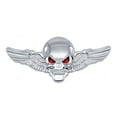 3D Skeleton Skull Emblems Car Badge Sticker Car Side Rear Front Hoods ...