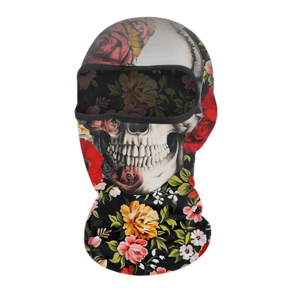 3D Skull Ghost Balaclava Face Mask Windproof Hat Sun Hood for Cycling ...