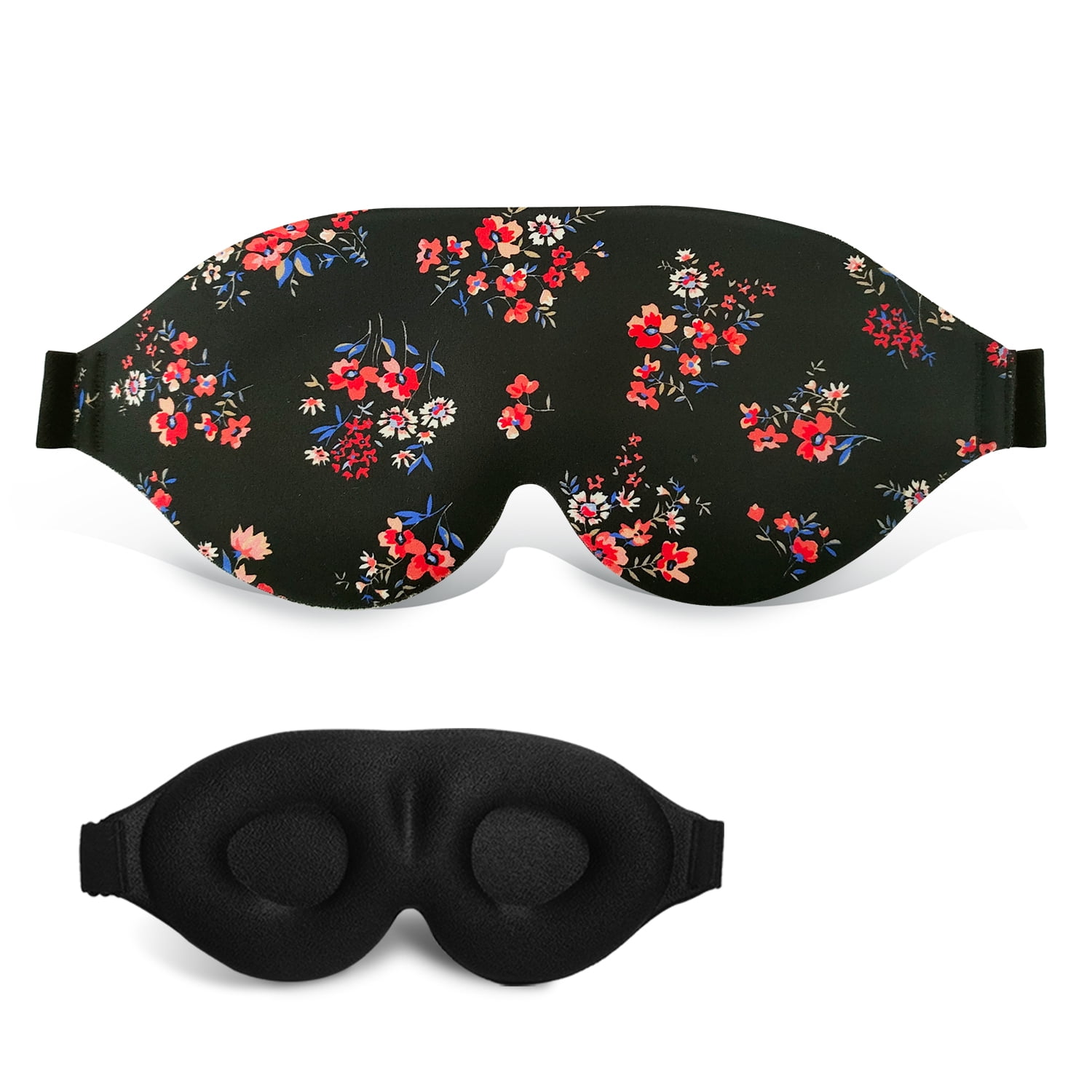 3D Sleep Mask, 100% Blackout 3D Contoured Sleep Eye Mask, Comfortable ...