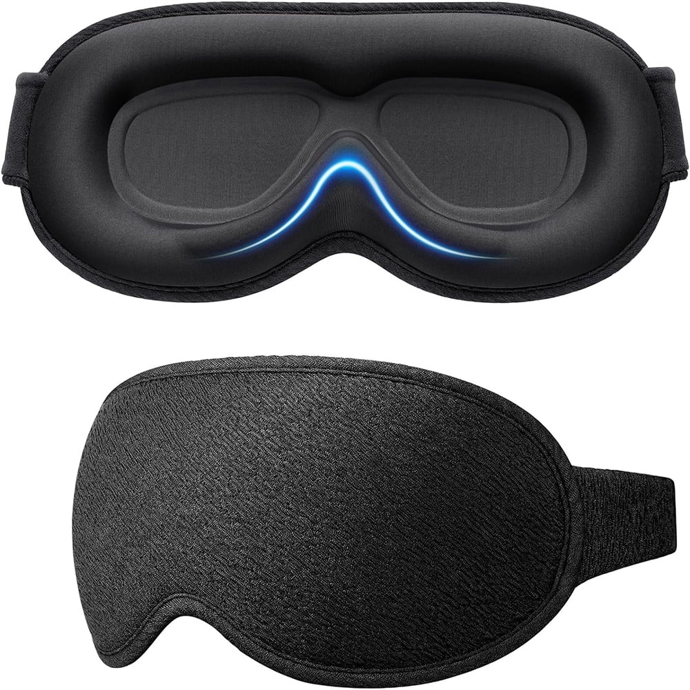 3D Sleeping Mask 100% Light Blocking Sleeping Eye Mask Zero Eye ...