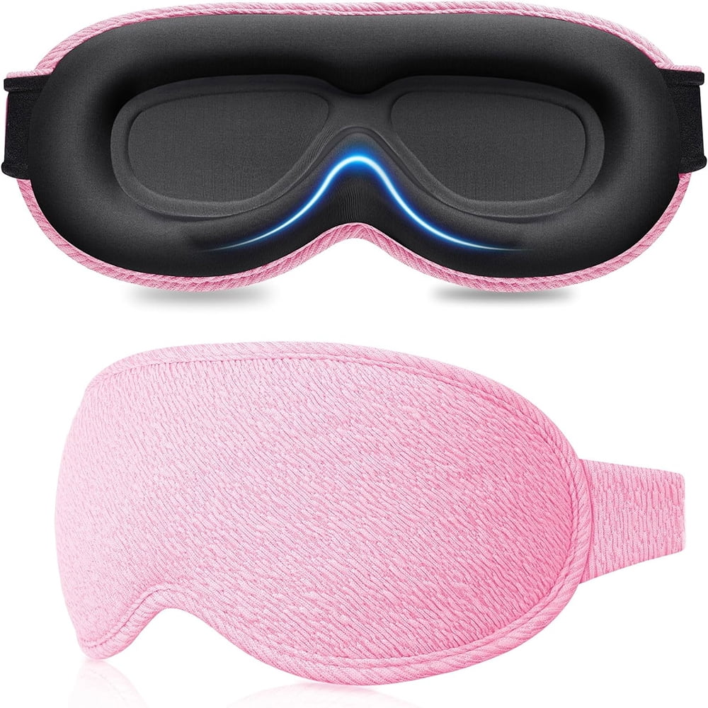 3D Sleeping Mask 100% Light Blocking Sleeping Eye Mask Zero Eye ...