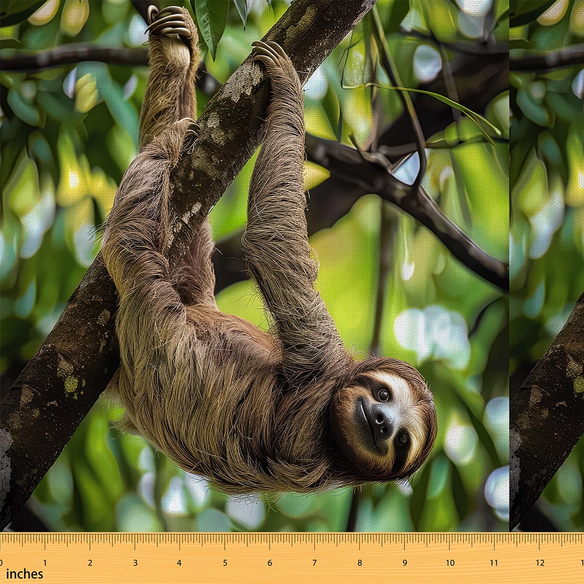 3D Sloth Print Fabric By The Yard for Kids,Cute Animal Upholstery ...