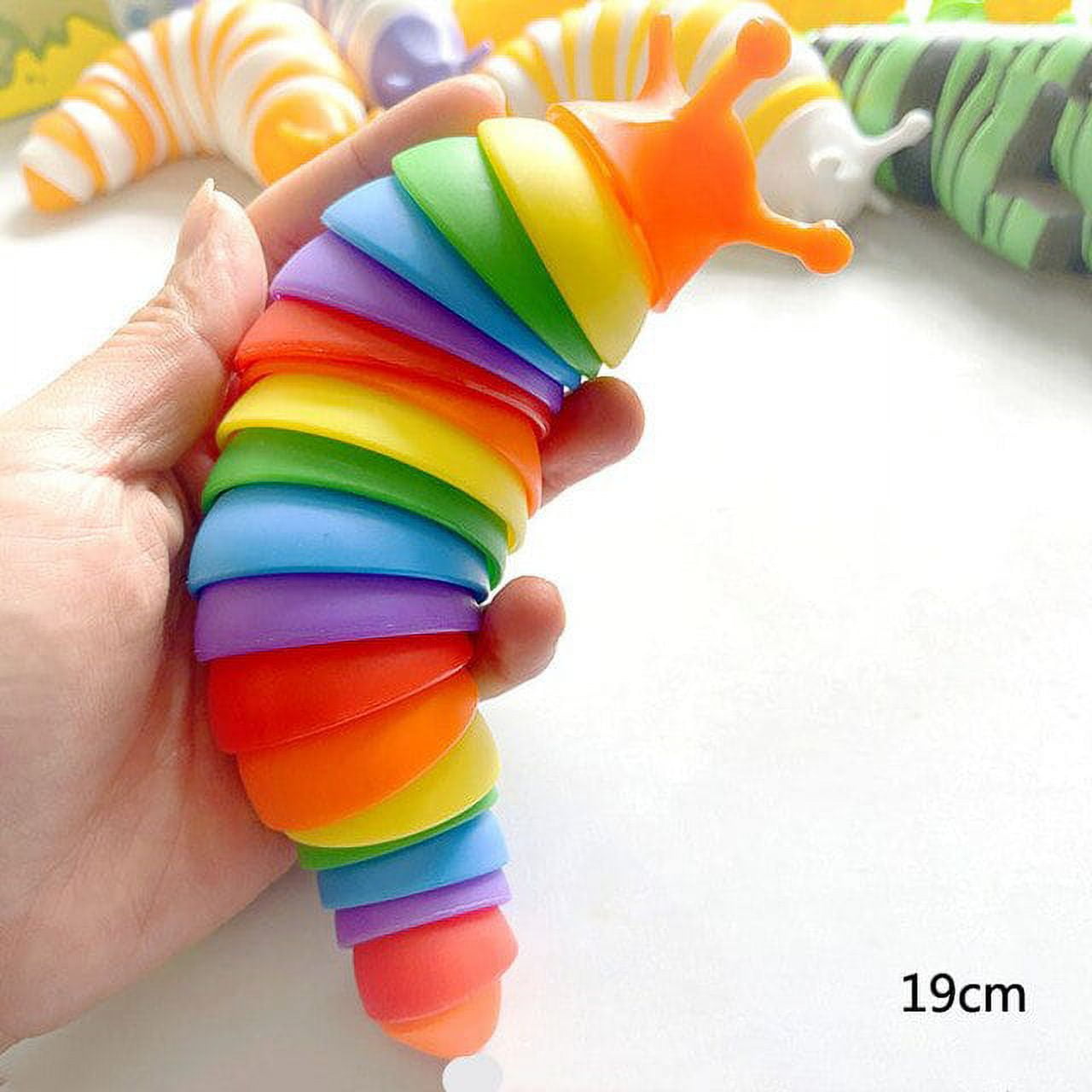 3D Slug Fidget Toy New Fidget Toy Antistress Slug Articulated Flexible ...