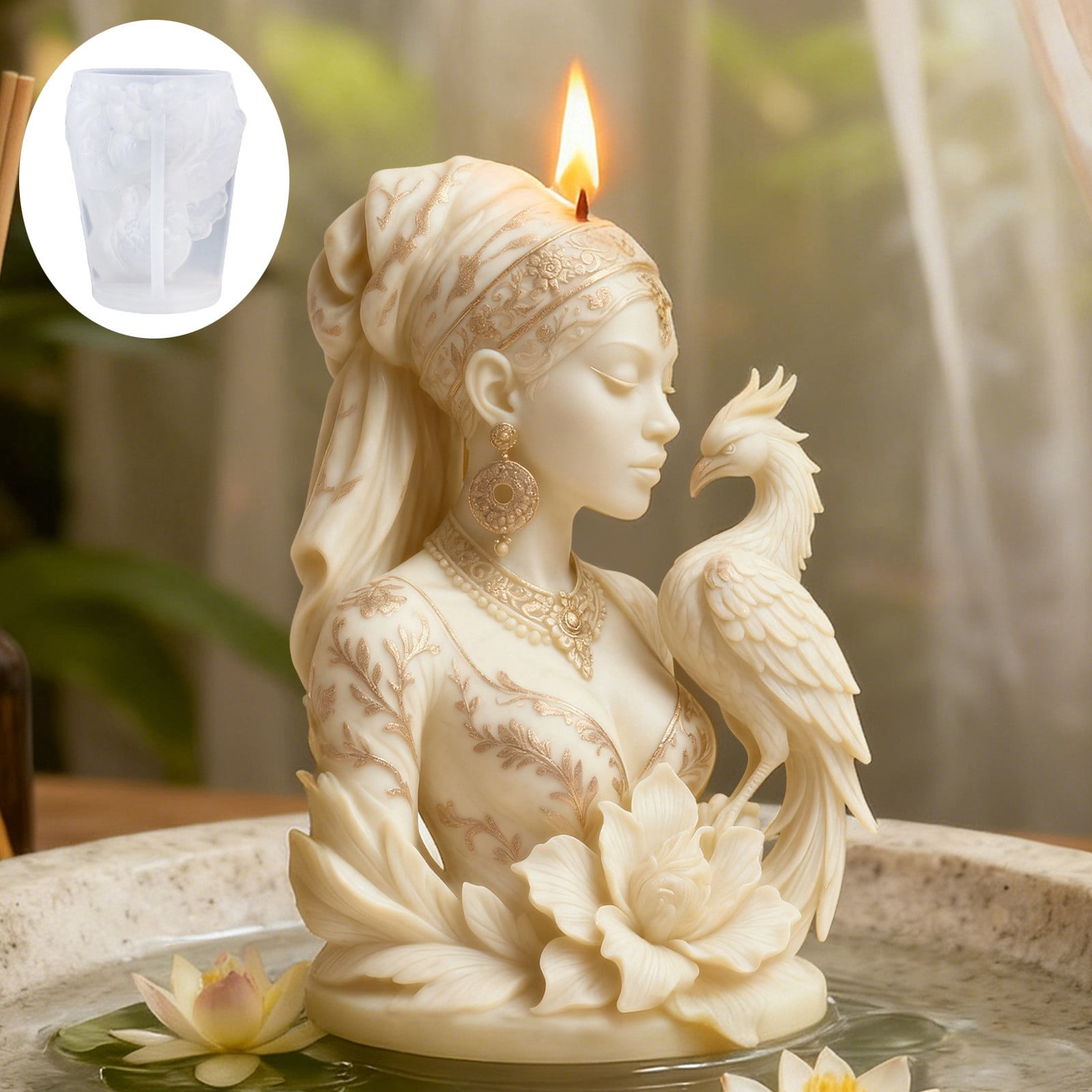 3D Small Human Figure Silicone Mold Epoxy Resin Craft Pendant Jewelry ...