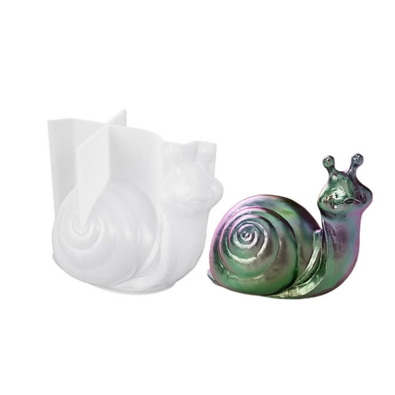 3D Snail Silicone Mold Epoxy Jewelry Mold Resin Casting Pendant Candle ...