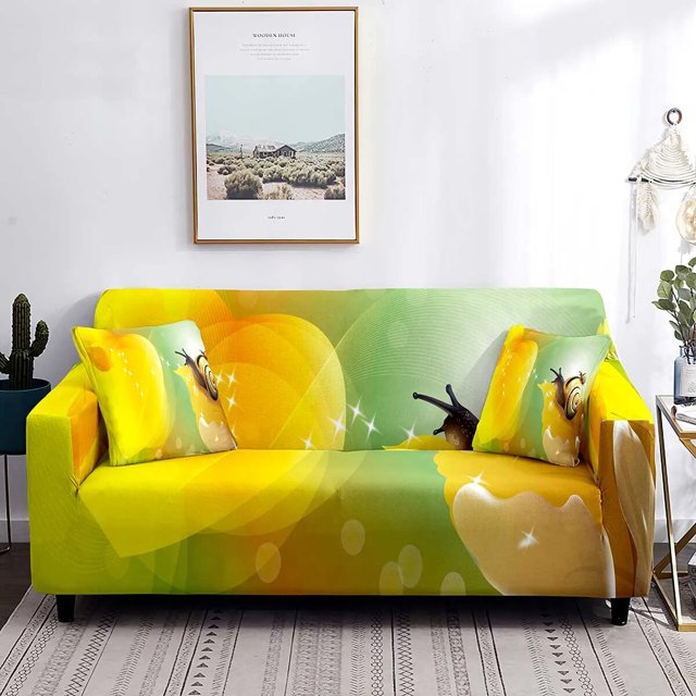 3D Snail Stretch Sofa Cover for Living Room Stretch Couch Cover Animal ...