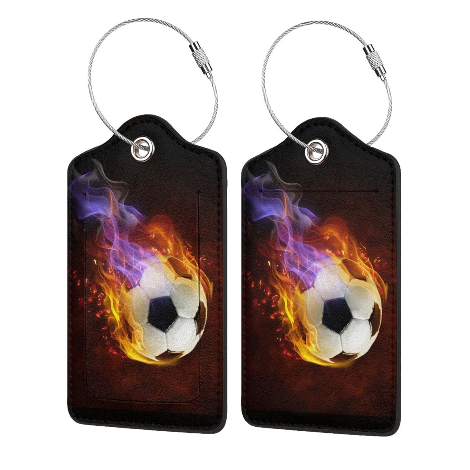 3D Soccer Ball Luggage Tags for Suitcase Tags Identifiers with Privacy ...