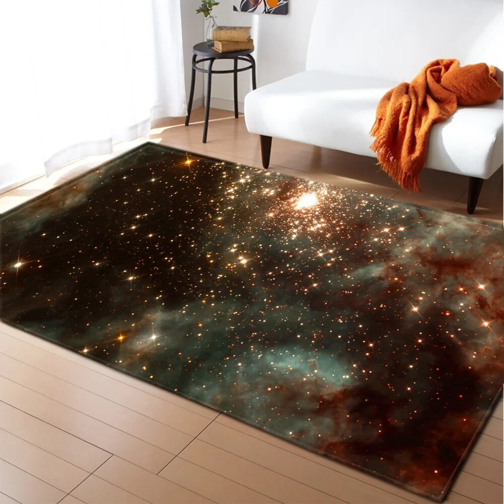 3D Solar System Children Room Carpet Space Planet Rug for Boy Bedroom ...