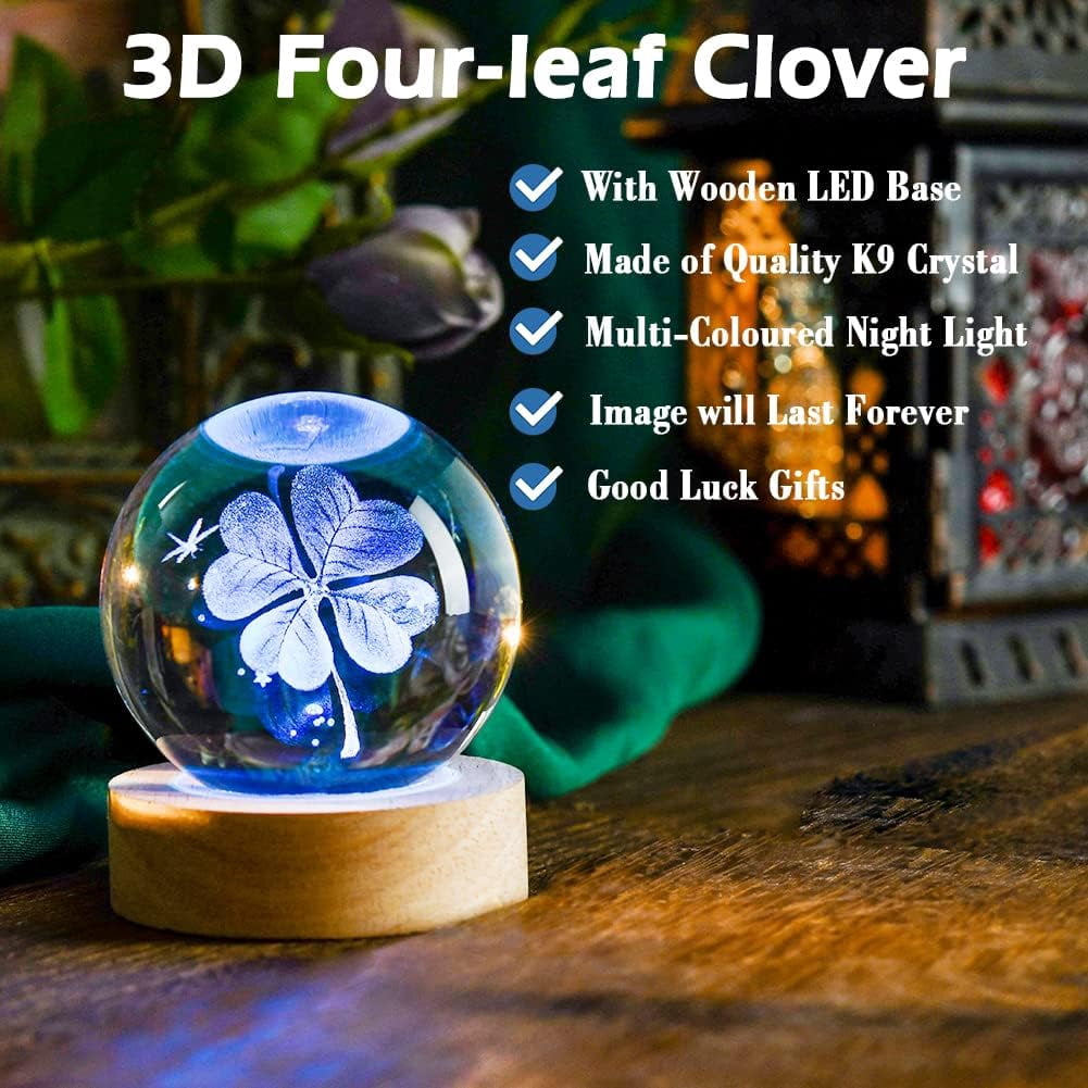 3D Solar System Crystal Ball 60mm Universe Gifts with Laser Engraved ...