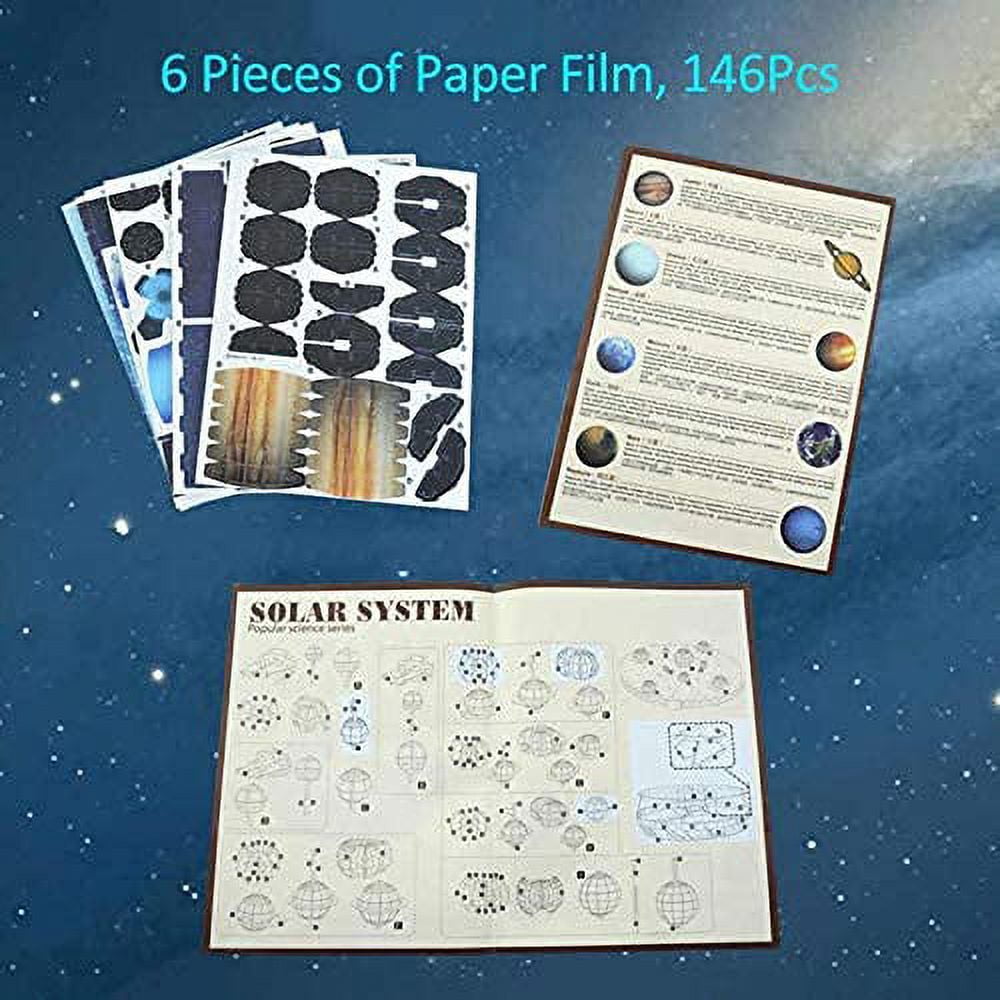 3D Solar System Jigsaw Puzzle Outer Space 3D Astronomy Planets Toy ...