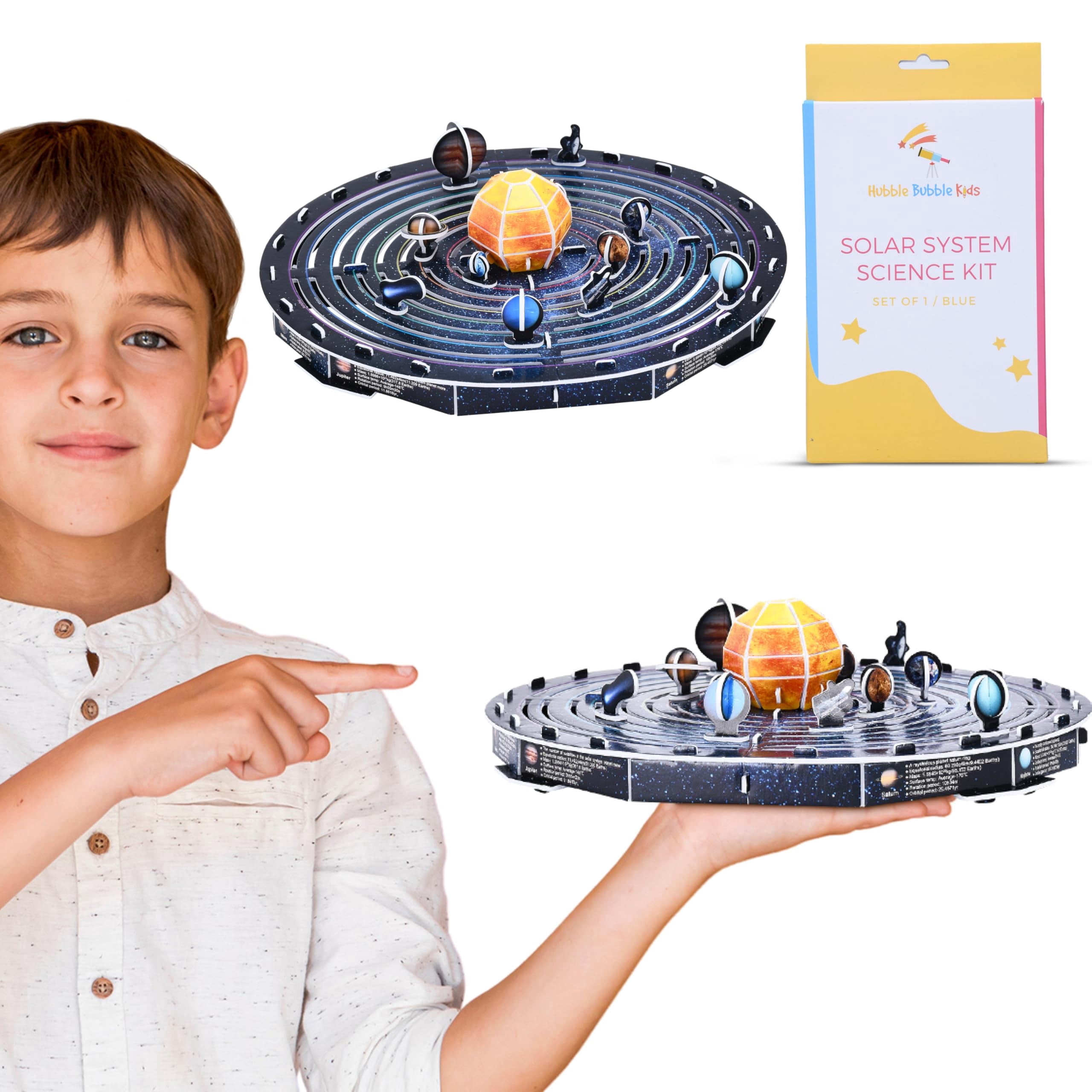 3D Solar System for Kids - Planets Model Puzzle - Space Toys for Girls ...