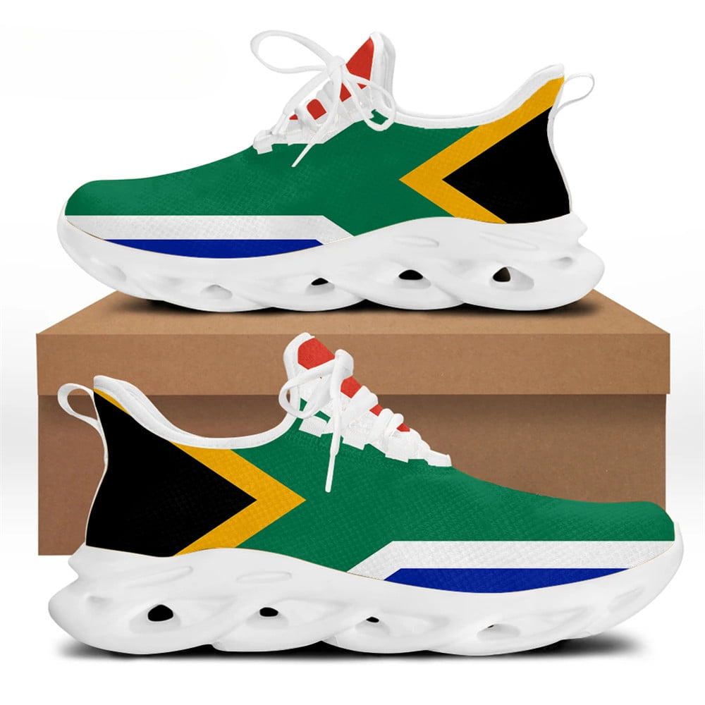 3D South Africa Flag Design Men Shoes Fashion Summer/Autumn Lace Up ...