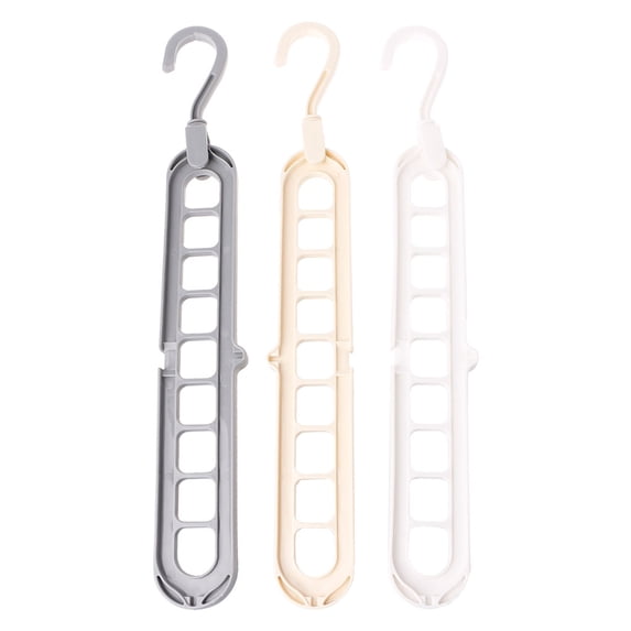 3D Space Saving Magic Clothes Hanger With Hook Cabinet 360 Rotation ...