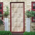 3d Space Sphere Door Stickers Wallpaper Solid Geometry Door Sticker
