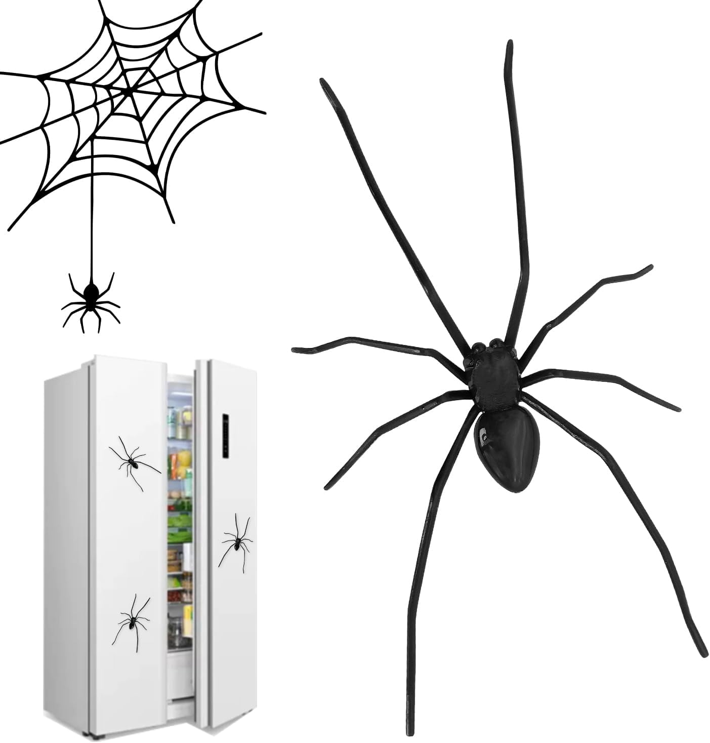 3D Spider Fridge Magnet, Realistic Spider Magnets, Cute Spiders Designs ...